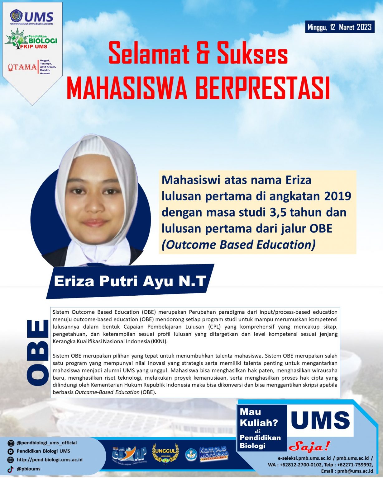 LULUS KULIAH TANPA SKRIPSI… LEWAT JALUR OBE (Outcome Based Education ...